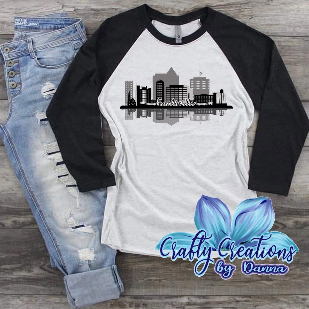 Lovely Downtown Huntsville Alabama Skyline PNG Design - Etsy