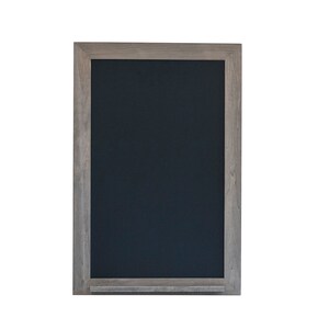 Modern Rustic Farmhouse Chalkboard With Optional Chalk Ledge - Ebony ...