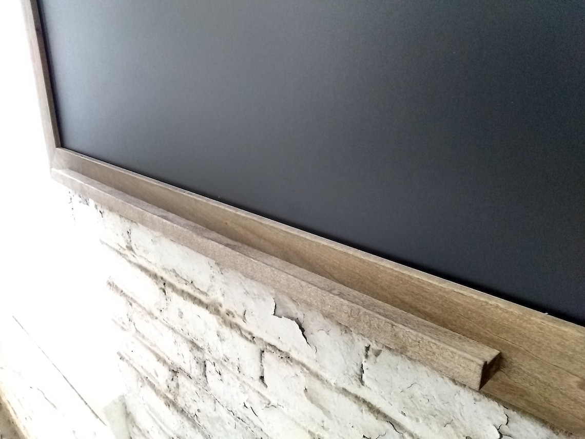 Modern Rustic Farmhouse Chalkboard With Optional Chalk Ledge - Etsy
