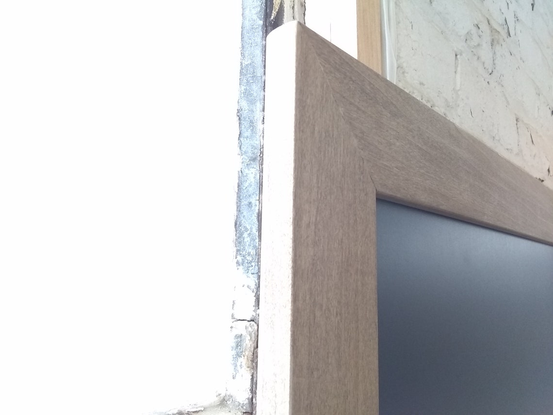 Modern Rustic Farmhouse Chalkboard With Optional Chalk Ledge - Etsy