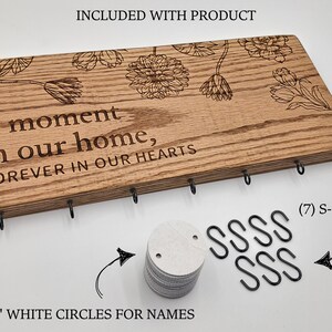 Foster Family Board - Names of Foster Children - Wall Hanging Made of ...