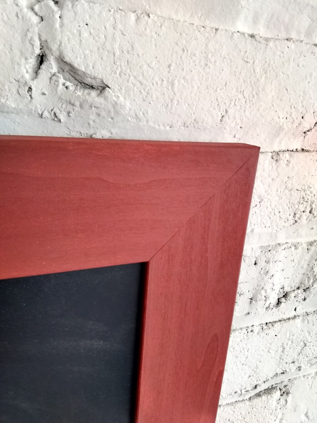 Rustic Farmhouse Chalkboard With Optional Chalk Ledge - Farmhouse Red ...