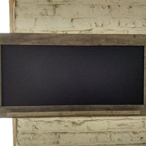 Modern Rustic Farmhouse Chalkboard With Optional Chalk Ledge - Etsy