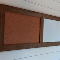 MAGNETIC Dry Erase Board Organizer/command Center With Cork Board, Mail ...