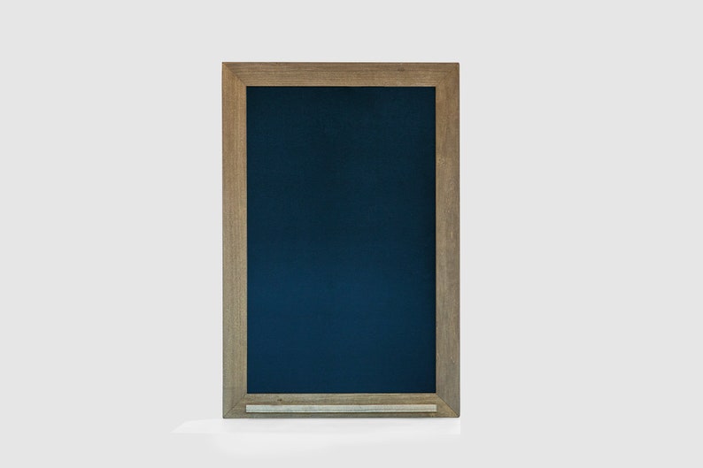 Modern Rustic Farmhouse Chalkboard With Optional Chalk Ledge - Dark ...