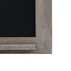 Modern Rustic Farmhouse Chalkboard With Optional Chalk Ledge - Ebony ...