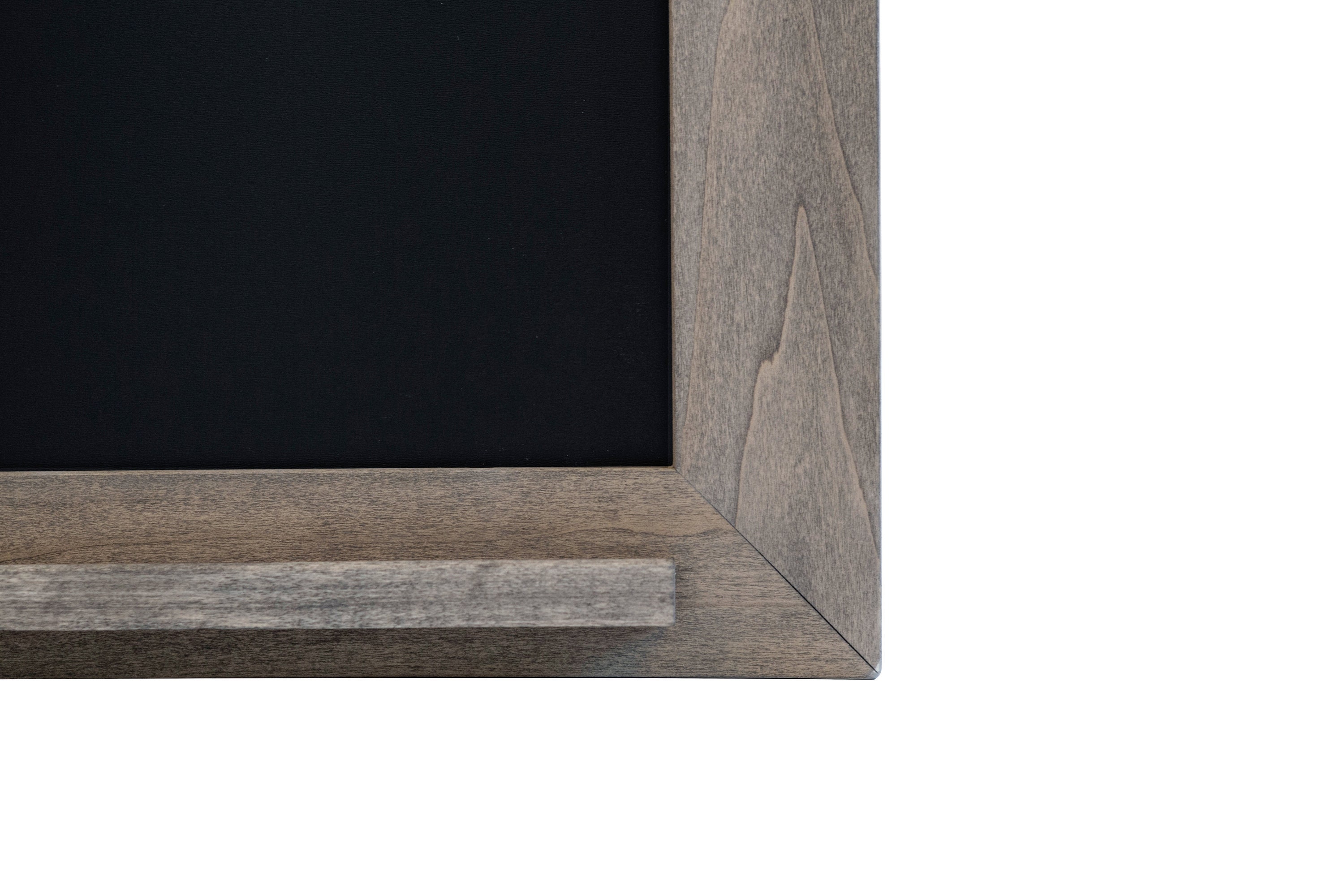 Modern Rustic Farmhouse Chalkboard With Optional Chalk Ledge - Ebony ...
