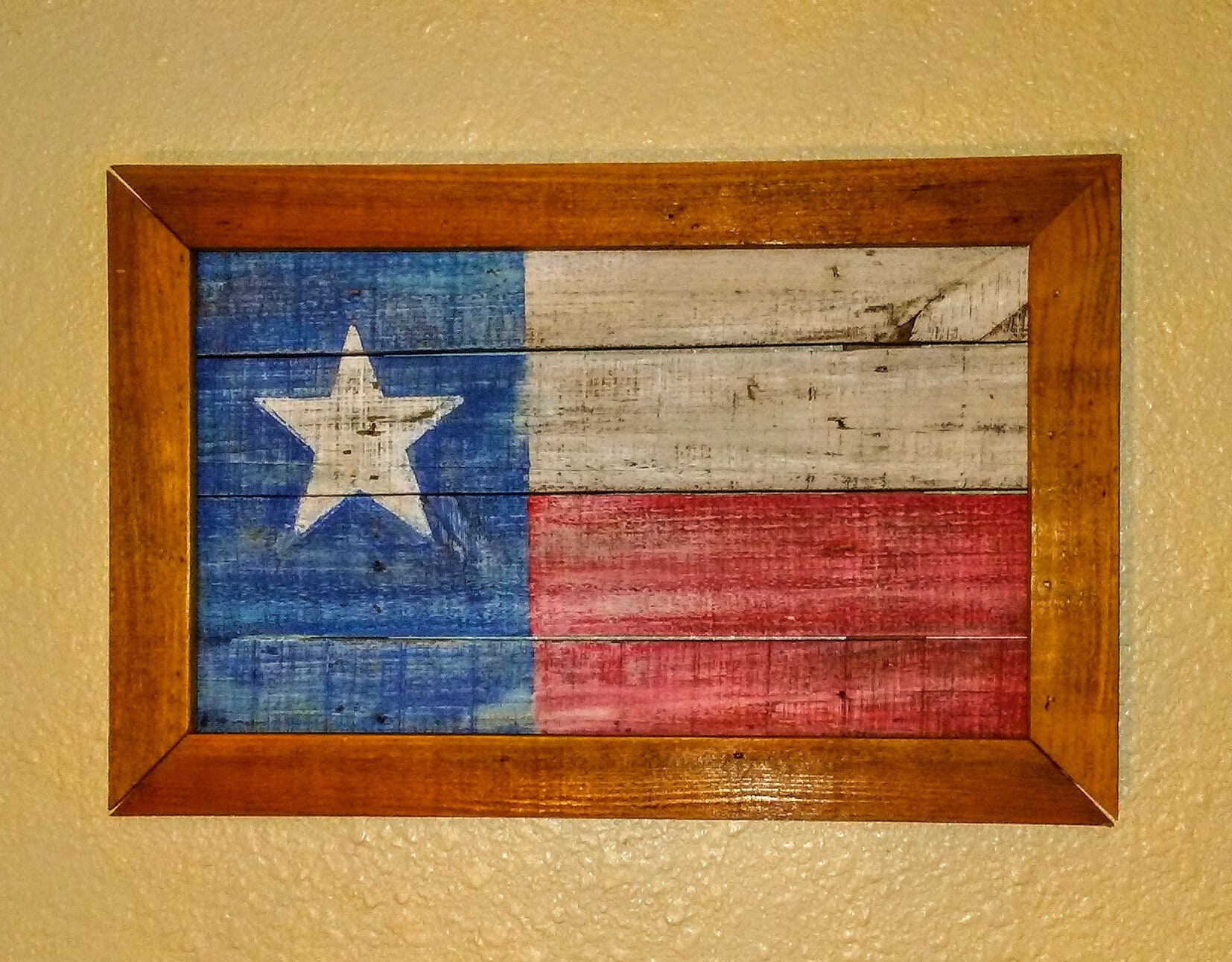 Texas Solid Wood Cedar Framed - Etsy