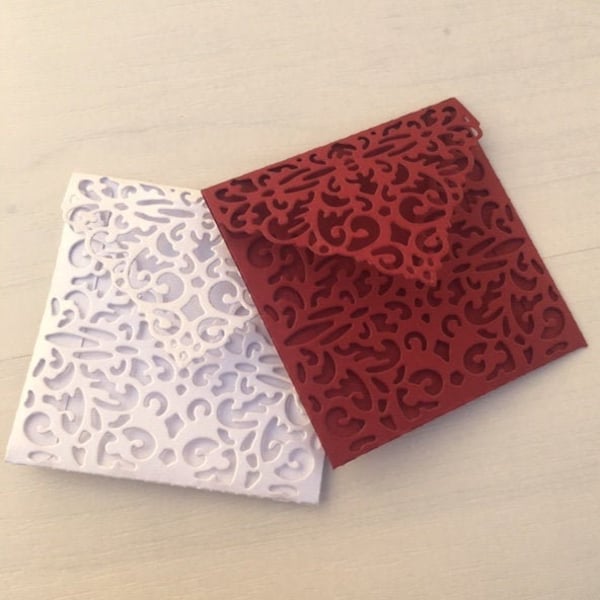 Svg Lace Envelope - Etsy