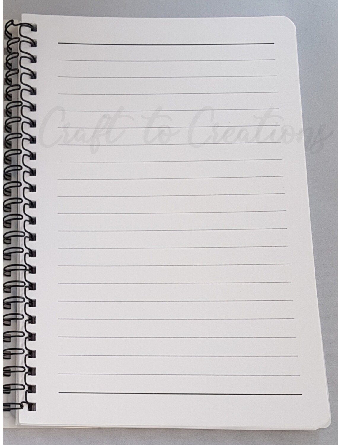 Personalised Notebook Note Pad A5 Size Lined Paper Inside | Etsy