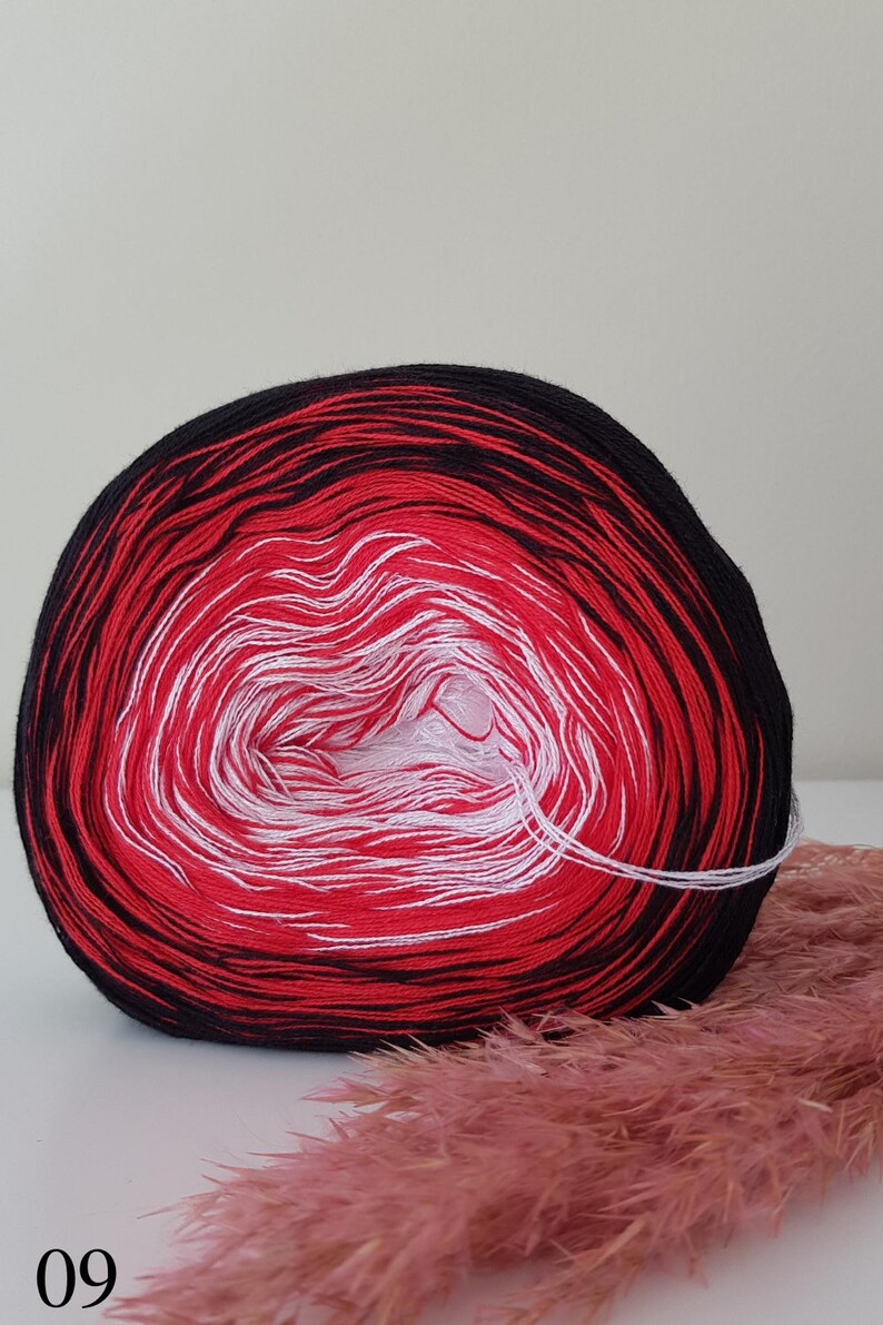 Gradient Cotton Cake Yarn Fingering Weight Yarn Cotton - Etsy