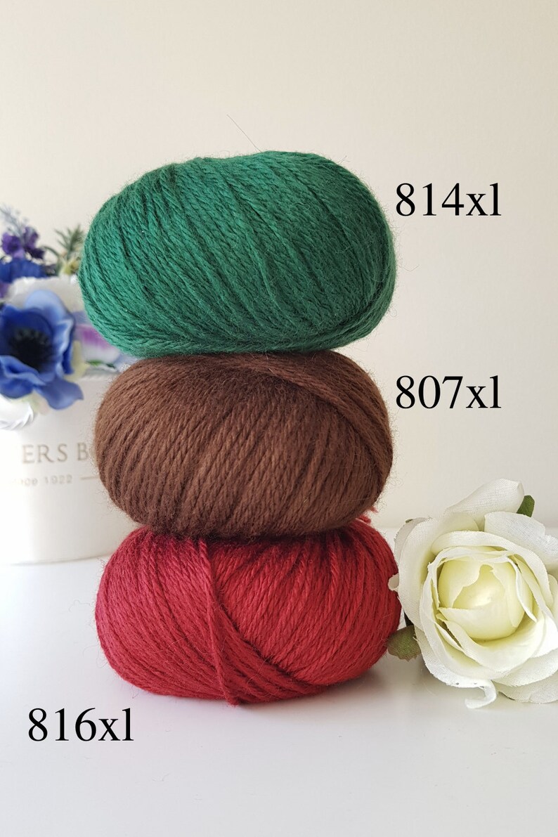 Gazzal Baby Wool XL Aran Yarn Merino Wool Yarn Worsted | Etsy