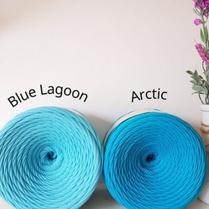 Bobilon T-shirt Yarn Medium 7-9mm, Crochet Super Bulky Cotton Yarn ...