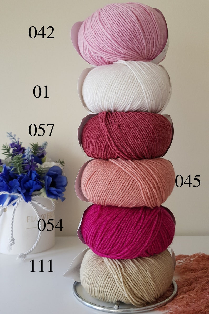 Merino Wool Yarn DMC Woolly DMC Woolly Soft Merino Wool Yarn - Etsy