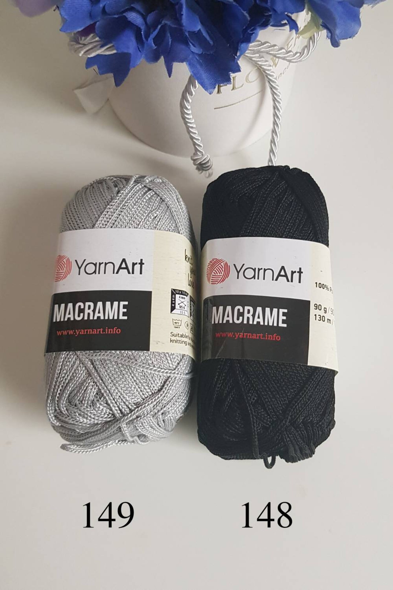 Yarnart Macrame Polyester Macrame Yarn 3mm Crochet Rope - Etsy
