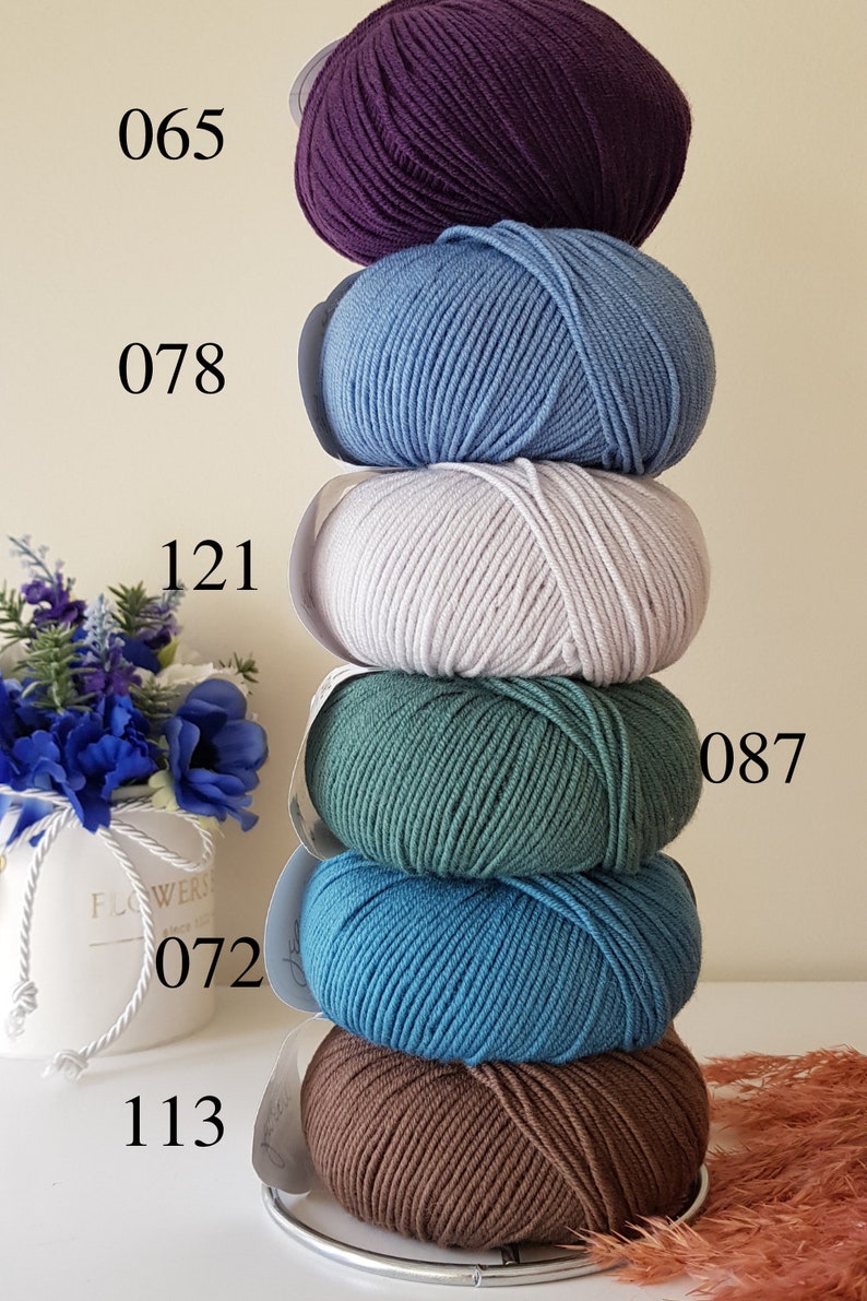 Merino Wool Yarn DMC Woolly DMC Woolly Soft Merino Wool Yarn - Etsy