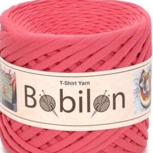 Bobilon T-shirt Yarn Medium 7-9mm Crochet Super Bulky Cotton - Etsy