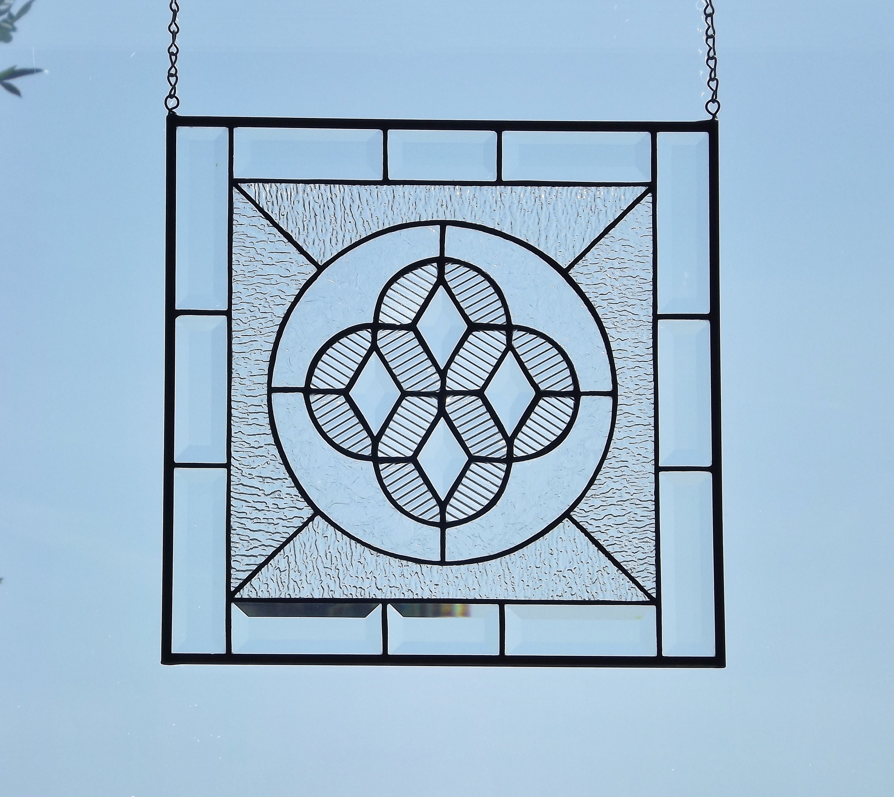 Bevels with Clear Textures Clear Beveled Glass Clear - Etsy Nederland