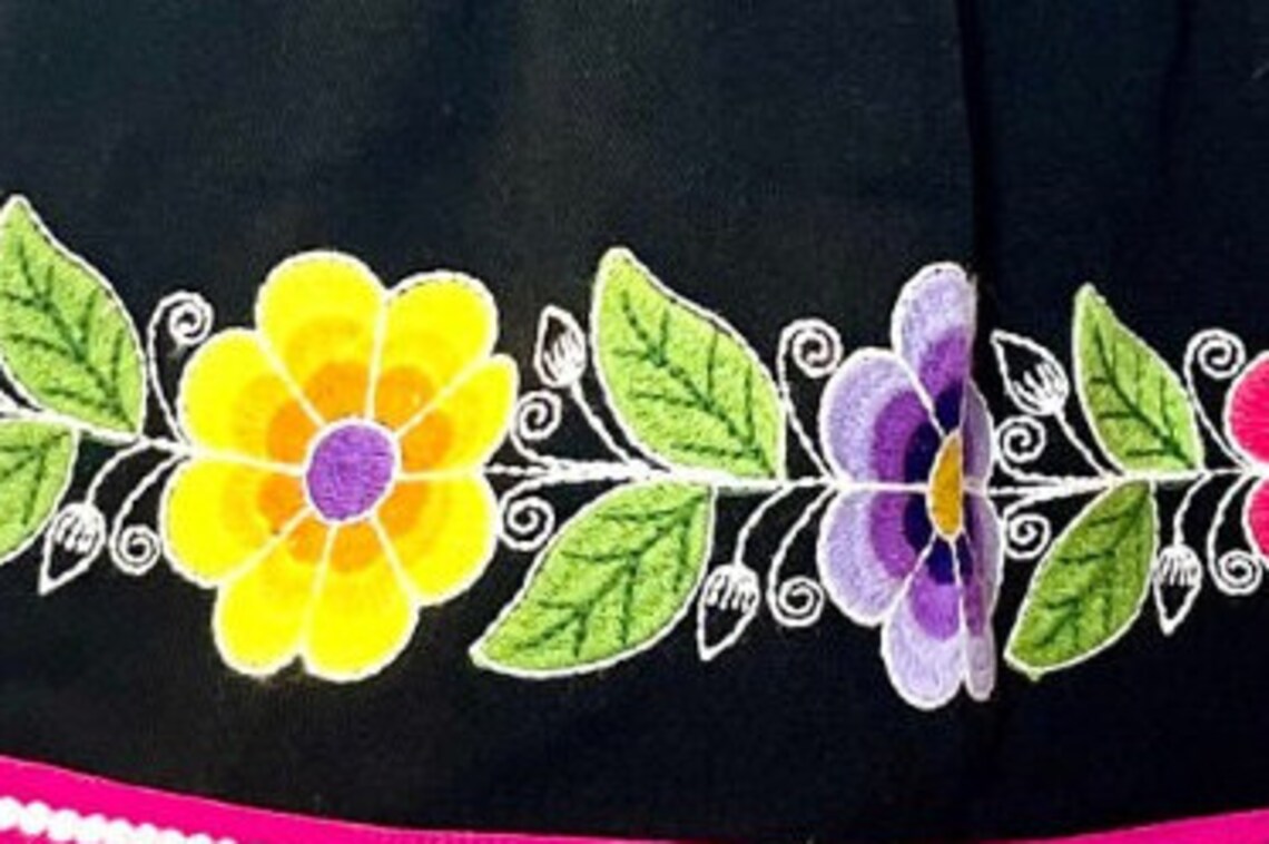 Kids Peruvian Embroidered Skirt Pollera Canchis - Etsy