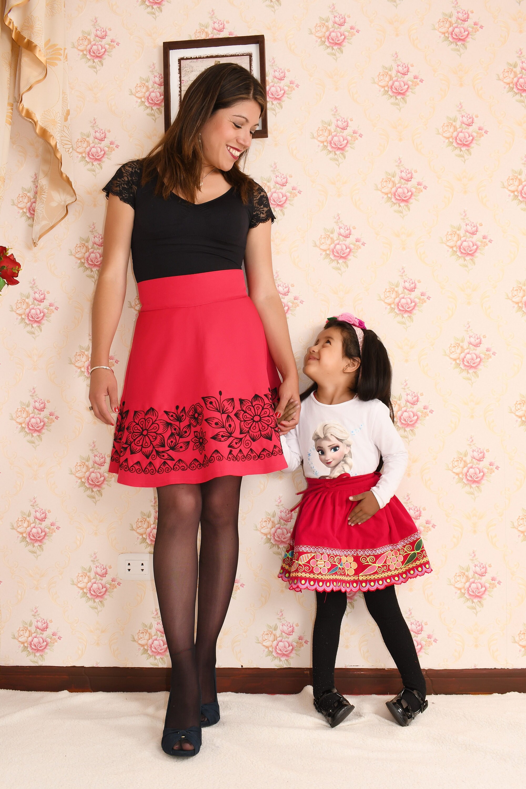 Kids Peruvian Embroidered Skirt Pollera Canchis - Etsy