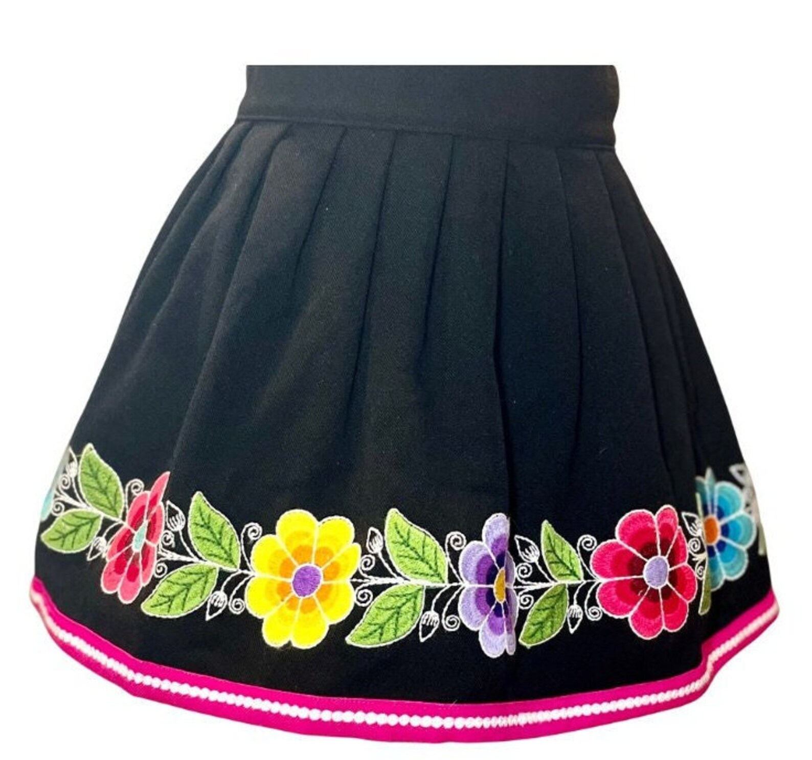 Kids Peruvian Embroidered Skirt Pollera Canchis - Etsy