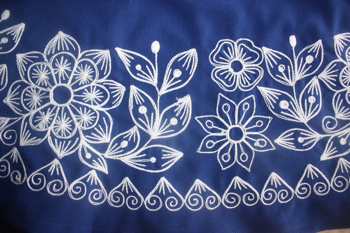 Peruvian Embroidered Skirt - Pollera Chumbivilcana - Etsy