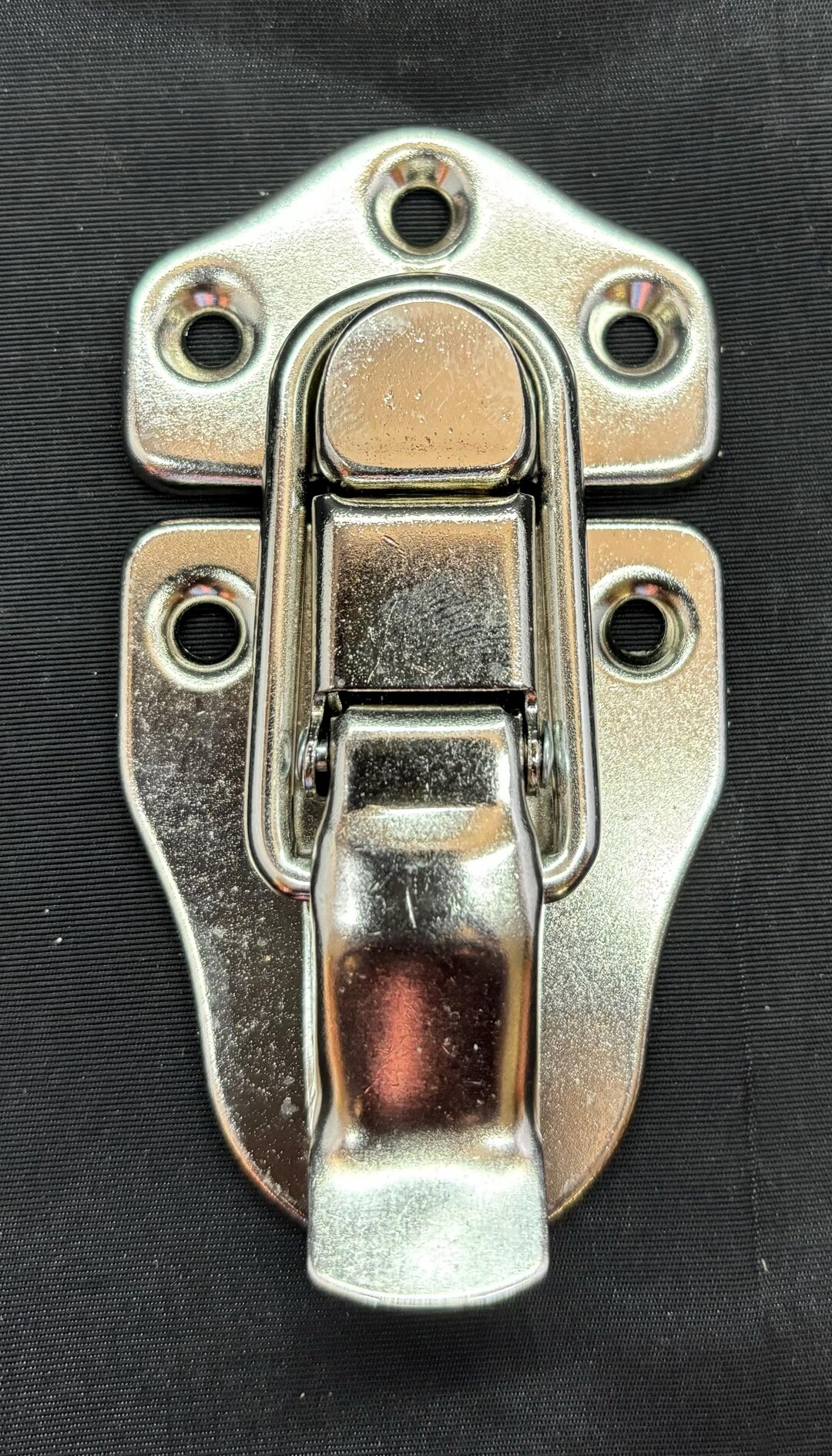 3-1/4" Nickel Plated Steel Drawbolt Latch or Lock for Trunks, Boxes ...