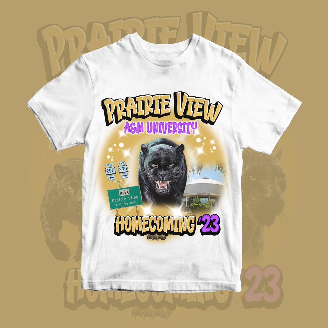 Vintage Airbrushed Prairie View A&M University Homecoming Shirt Classic ...