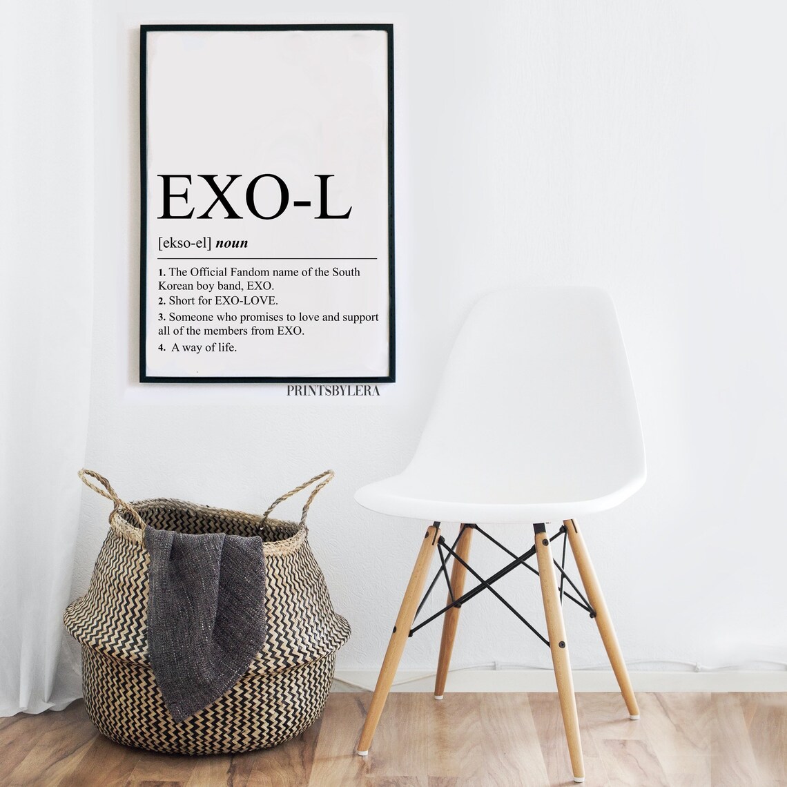 EXO-L Definition | Art Print | Dictionary Style | Home Decor Poster ...