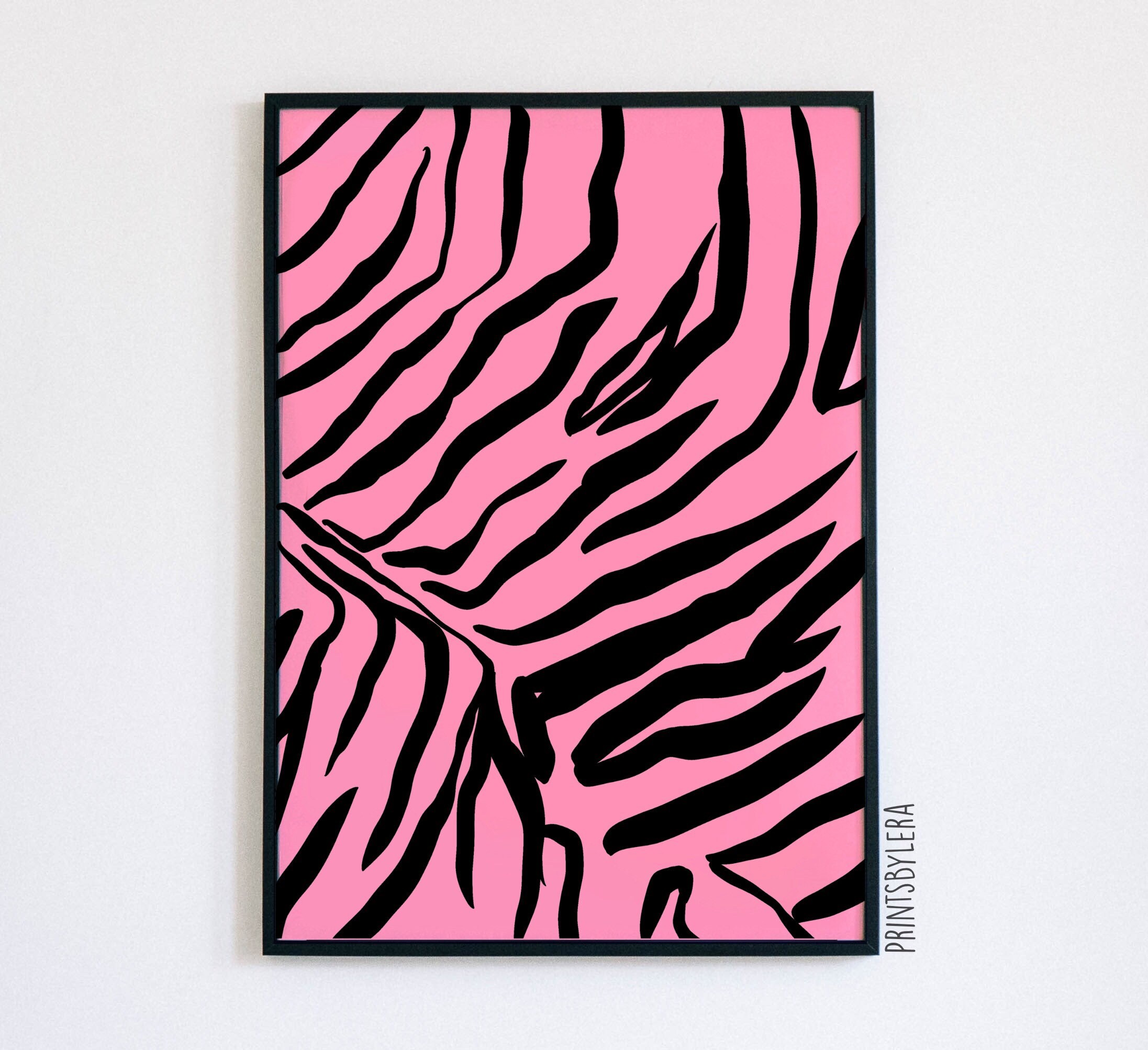 Pink Zebra Print Clip Art