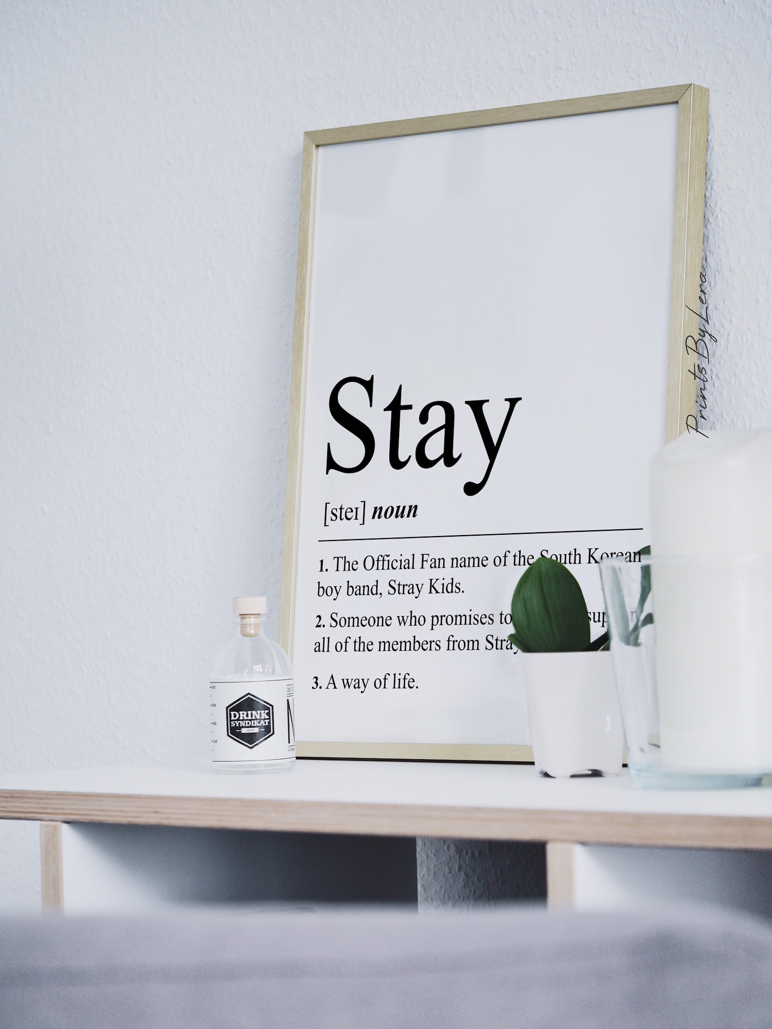 Stay Definition Art Print Dictionary Style Home Decor Poster Gift Idea ...