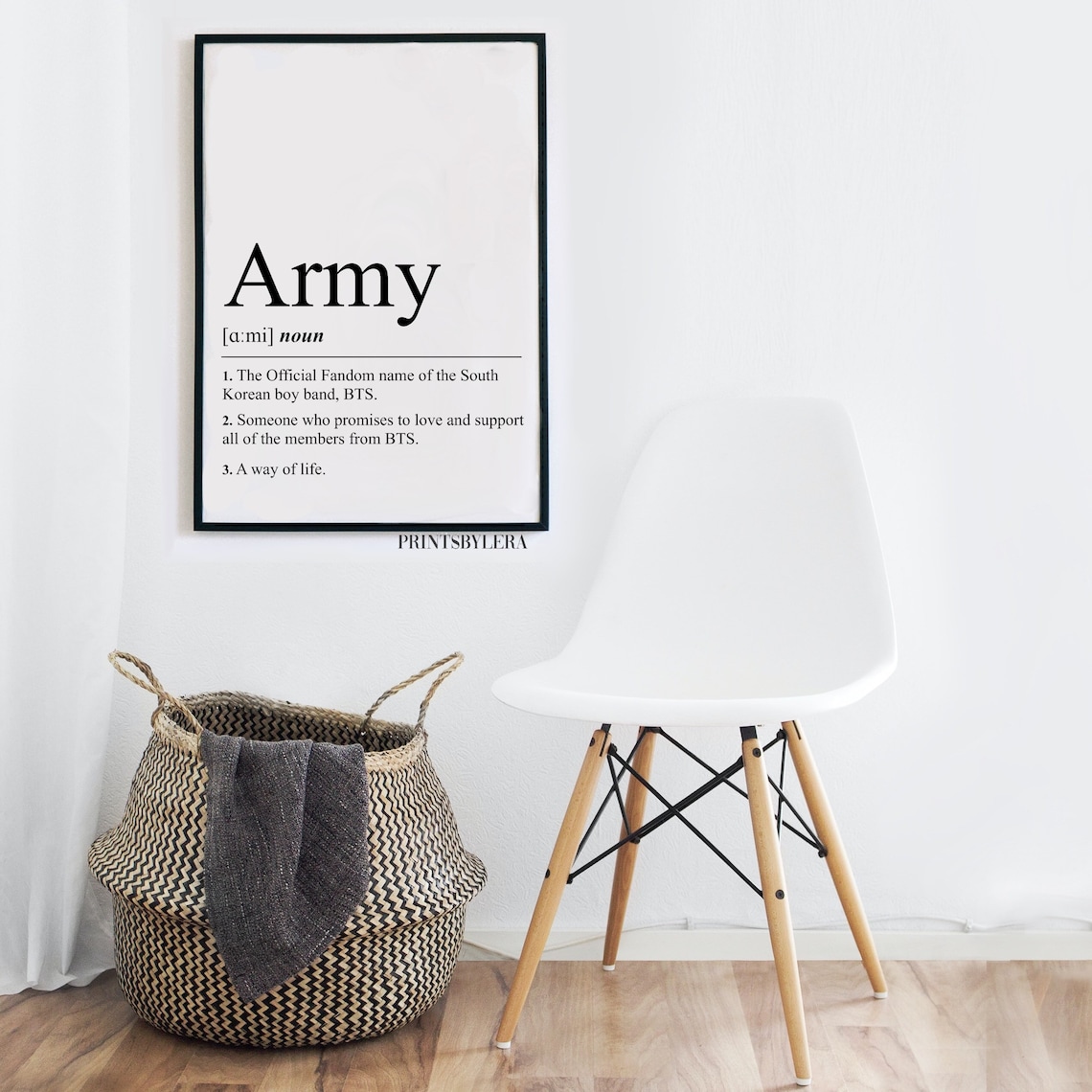 BTS Army Definition Art Print Dictionary Style Home - Etsy