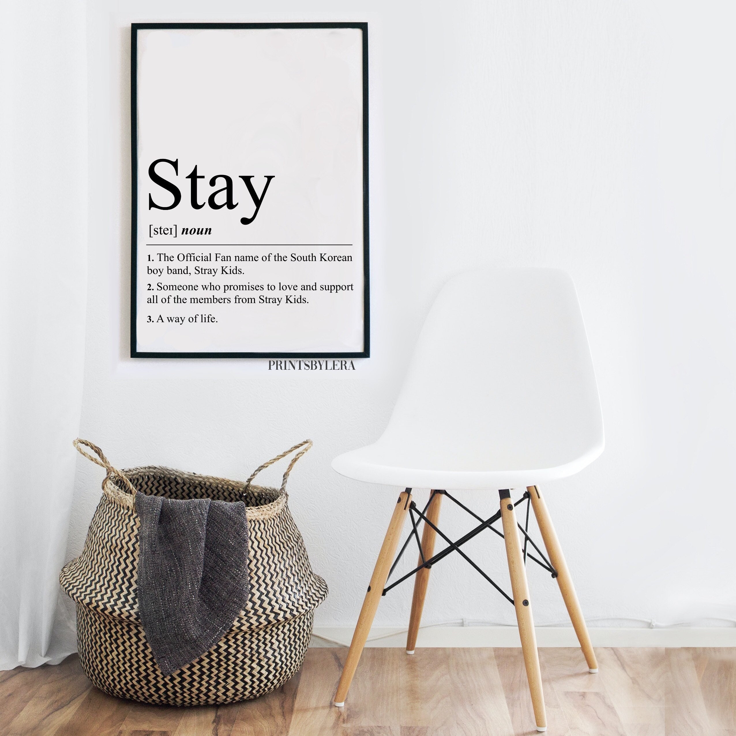 Stay Definition Art Print Dictionary Style Home Decor Poster Gift Idea ...