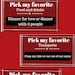 Printable Game - Pick My Favorite, Pick My Favorite Printable Game ...