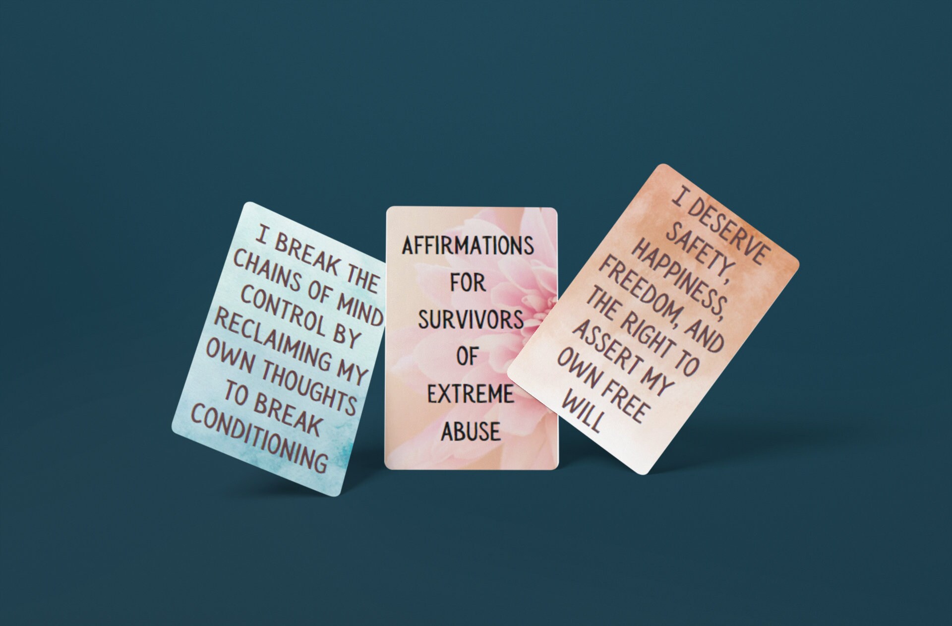 Affirmation Cards for Survivors of Extreme Abuse RA/MCOA Positive ...