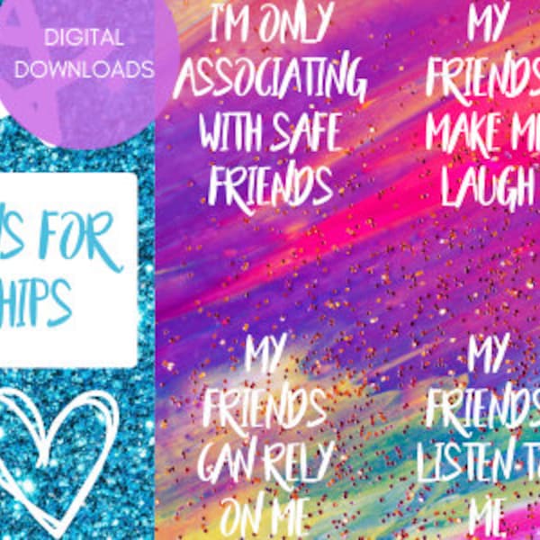 Affirmation Cards - Etsy