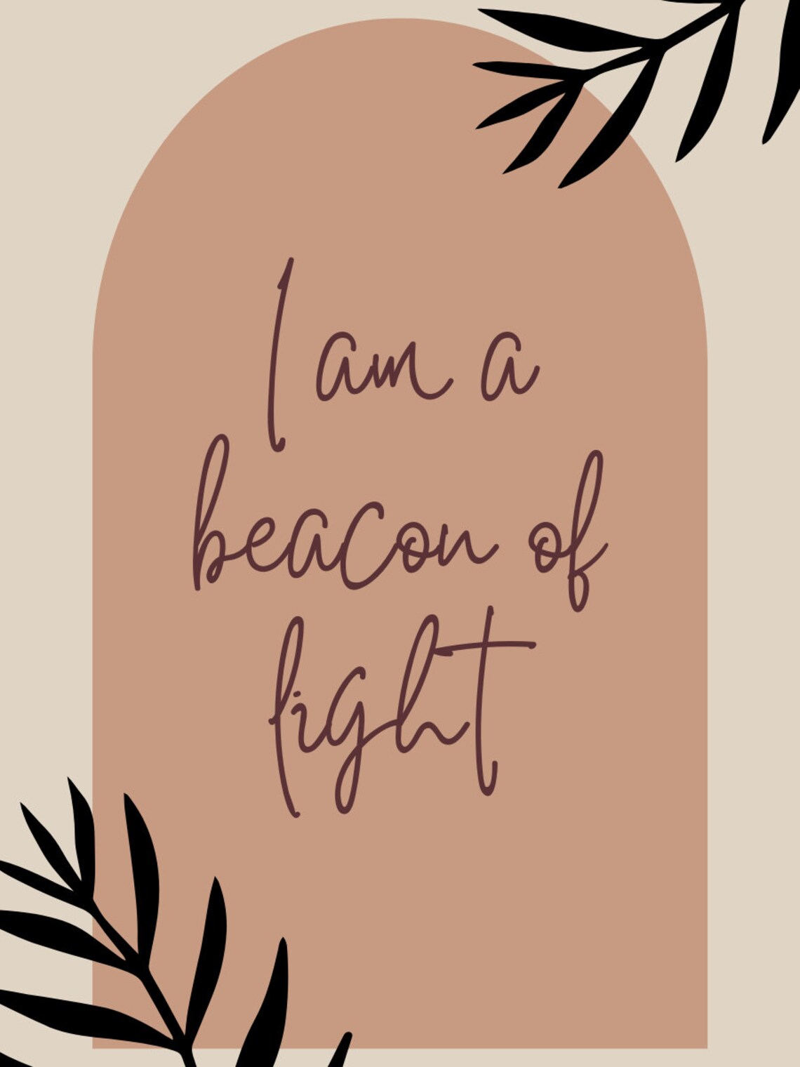 Boho Christian Affirmation Cards Printable Affirmation Deck ...