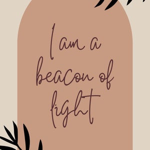 Boho Christian Affirmation Cards Printable Affirmation Deck ...