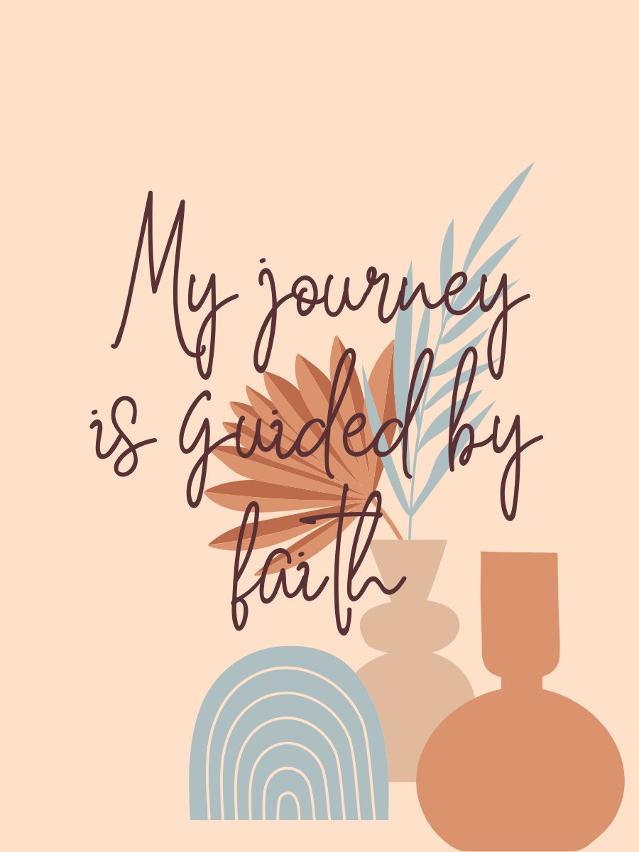 Boho Christian Affirmation Cards Printable Affirmation Deck ...