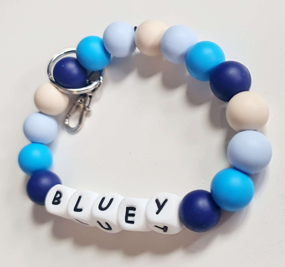 Bluey Themed Silicone Wristlet - Etsy