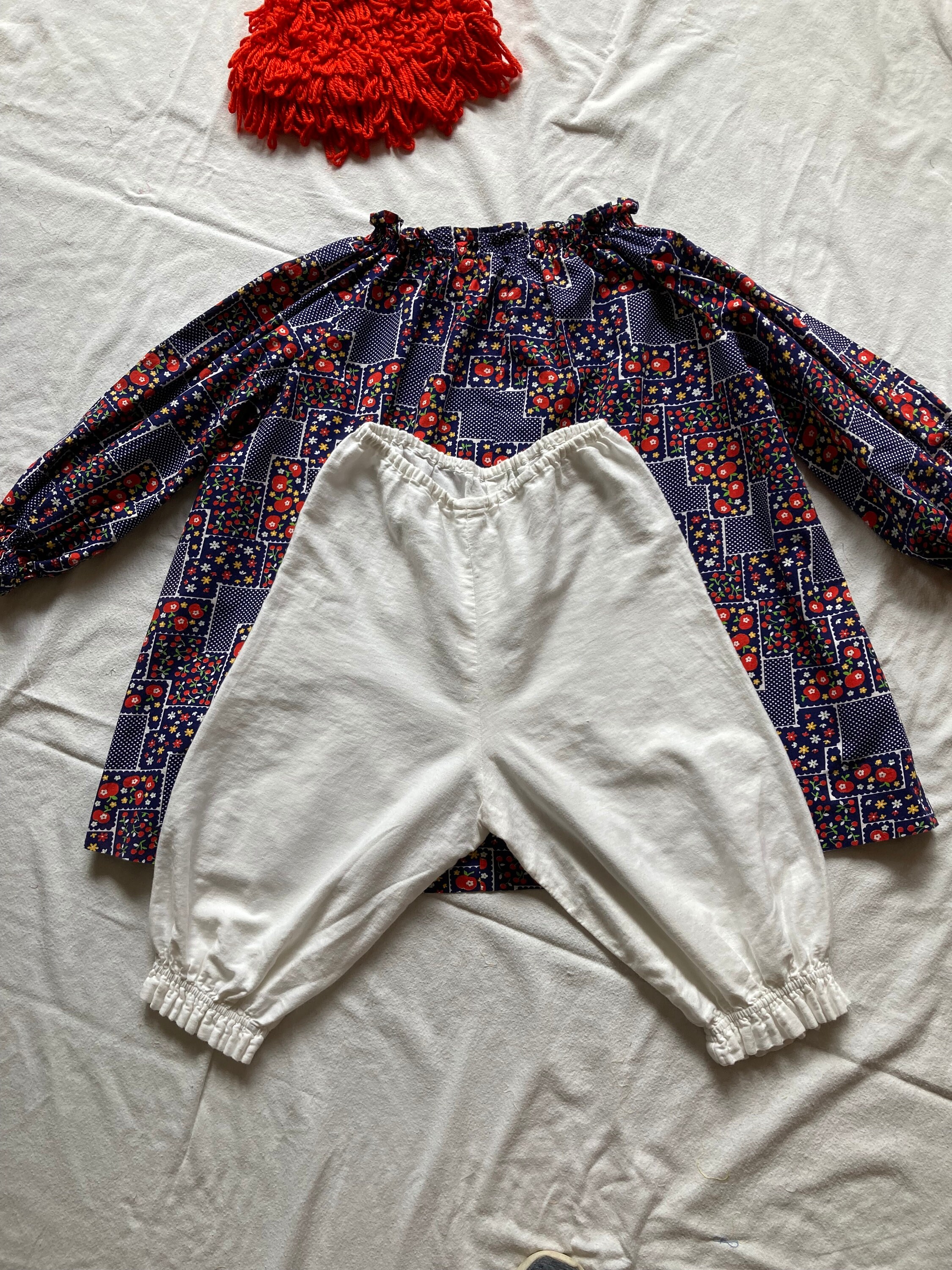 Vintage 1970s Raggedy Ann Costume With Red Wig Child - Etsy