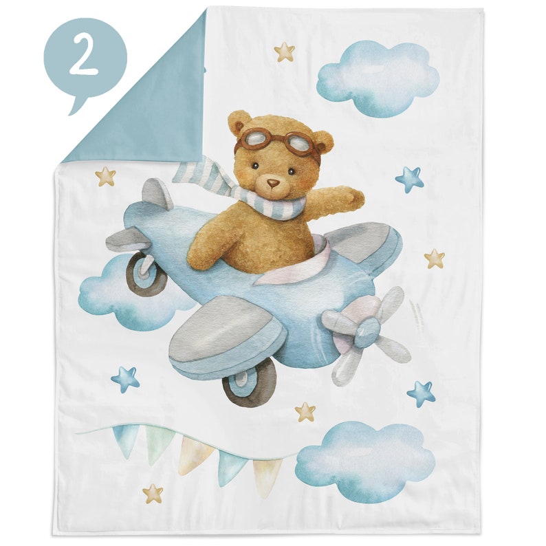 Cute Bear Fabric Panel Quilting Panel Baby Quilt Panel | Etsy