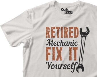Retired Mechanic - Etsy