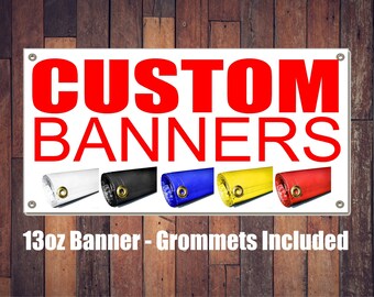 Two Canopy Banners Combo of 1 X 9 Ft and 2x9 Ft With All - Etsy