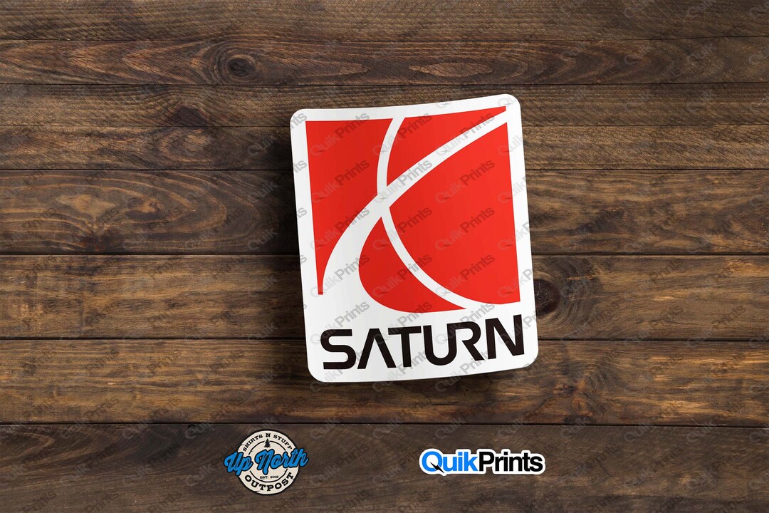 Saturn Retro Sticker 3 Sizes to Choose From - Etsy