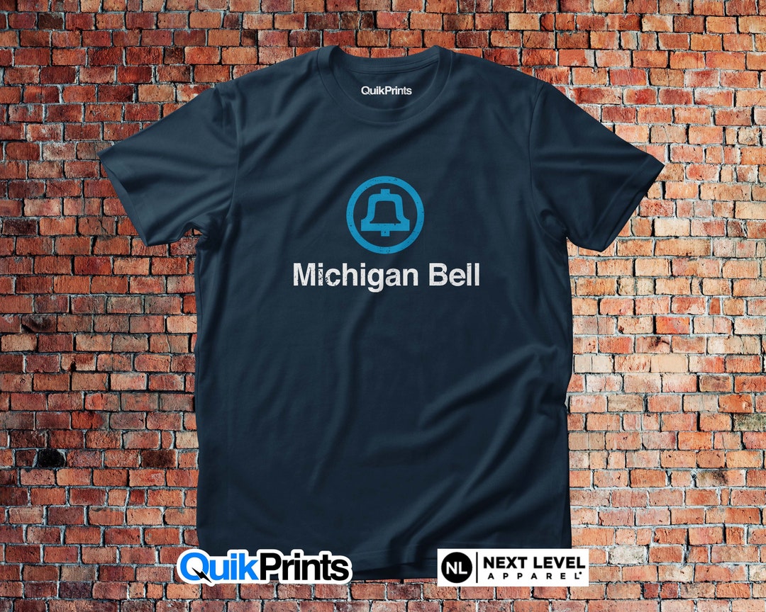 Michigan Bell vintage Print Adult, Youth and Big & Tall Sizes Custom ...