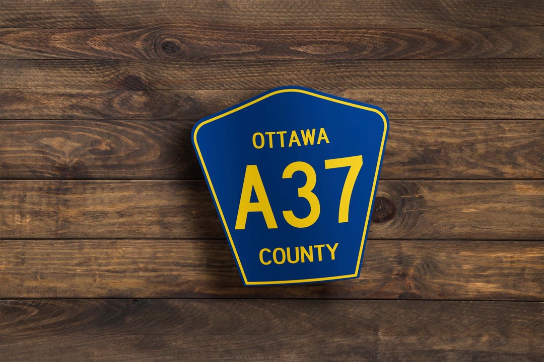 County Road Sign Sticker 3 Sticker Sizes Personalized Sticker - Etsy