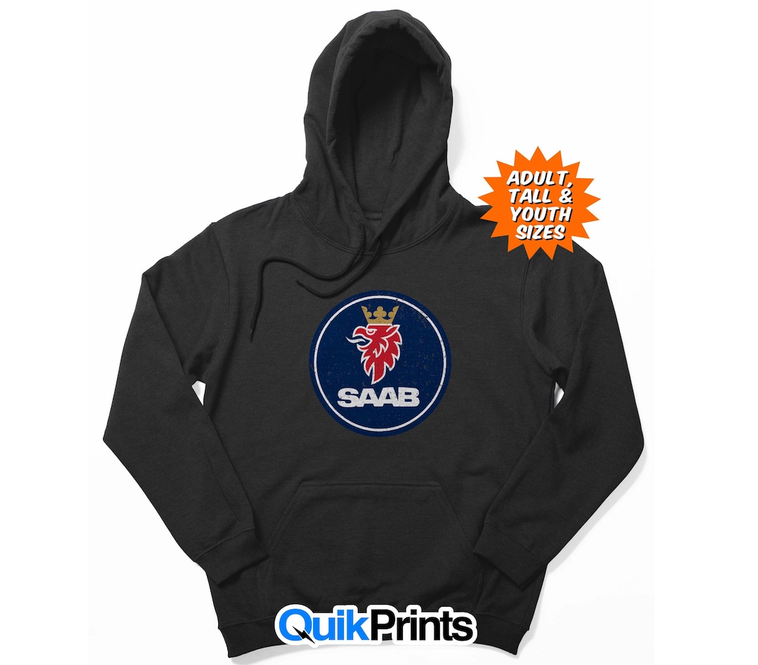 Saab vintage Print Pullover Hoodie Adult, Tall and Youth Sizes - Etsy