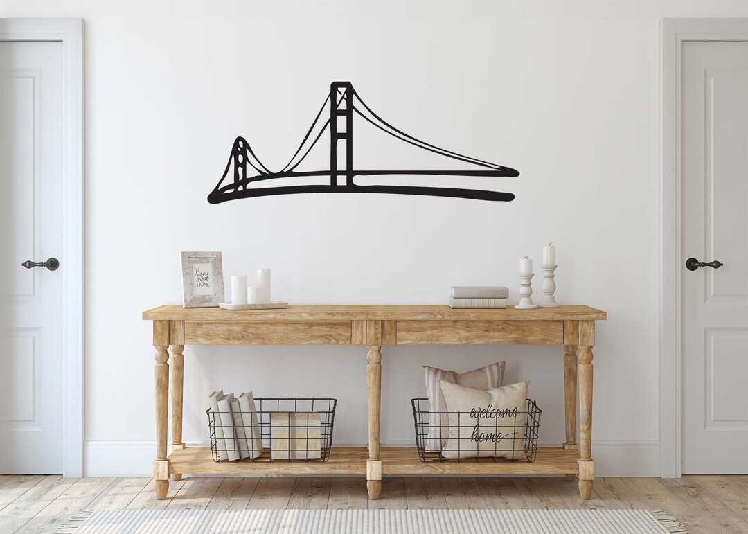 Mackinac Bridge Custom Vinyl Decal - Etsy