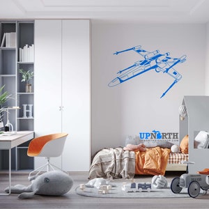 X-wing Fighter Ship Custom Vinyl Decal - Etsy